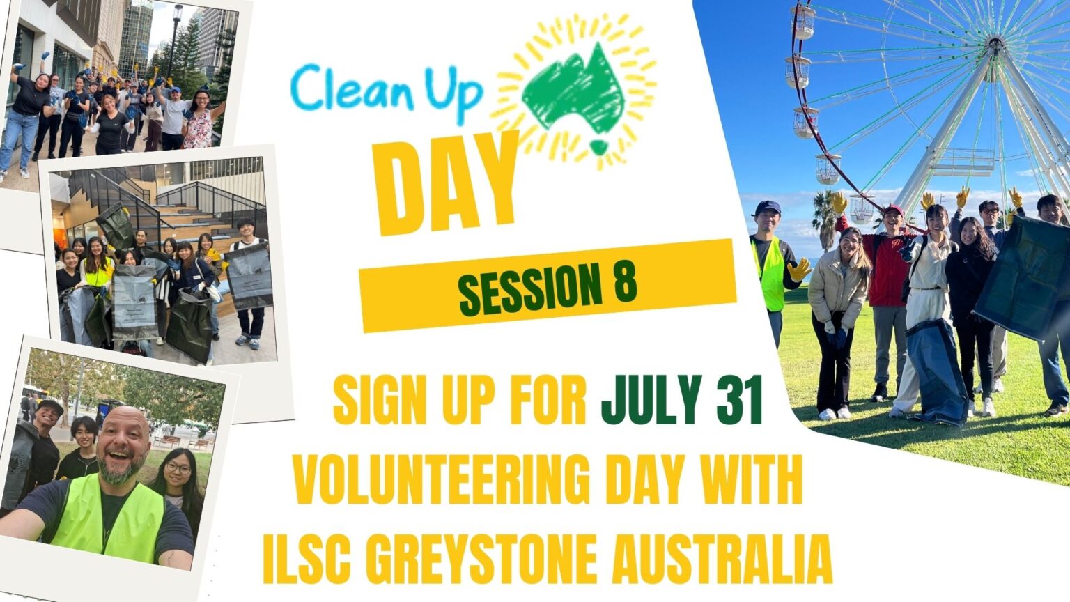 Volunteering: Clean Up Australia – ILSC Greystone Student Connect